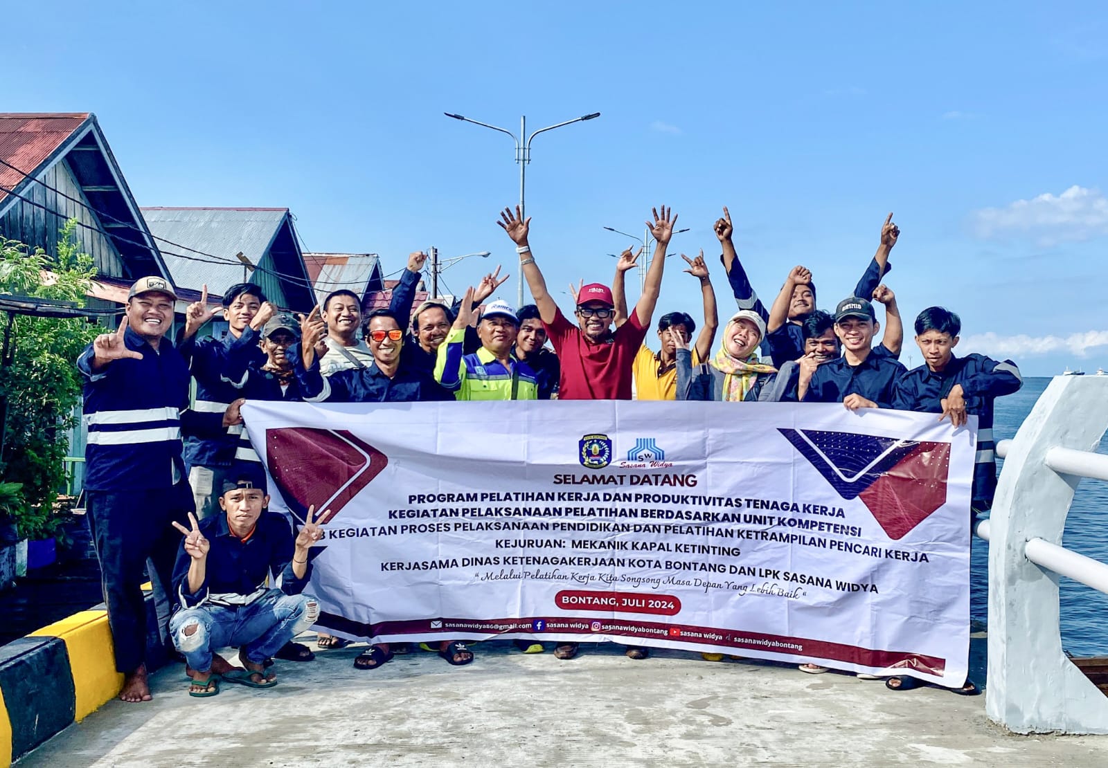 Pelatihan Mekanik Kapal Ketinting di Kota Bontang, Kolaborasi LPK Sasana Widya dan Dinas ...